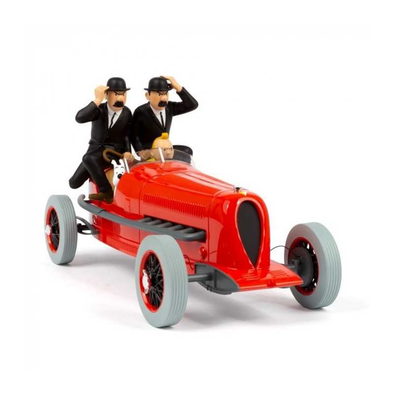 Rode racewagen-Kuifje - Auto's 1/12ste - 3