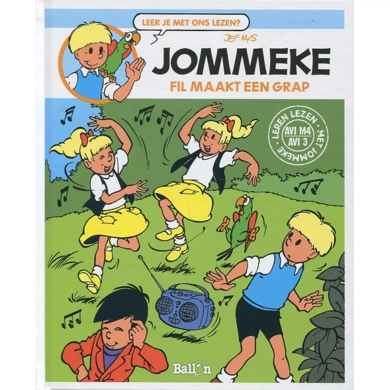 Fil maakt een grap-Leren lezen met Jommeke